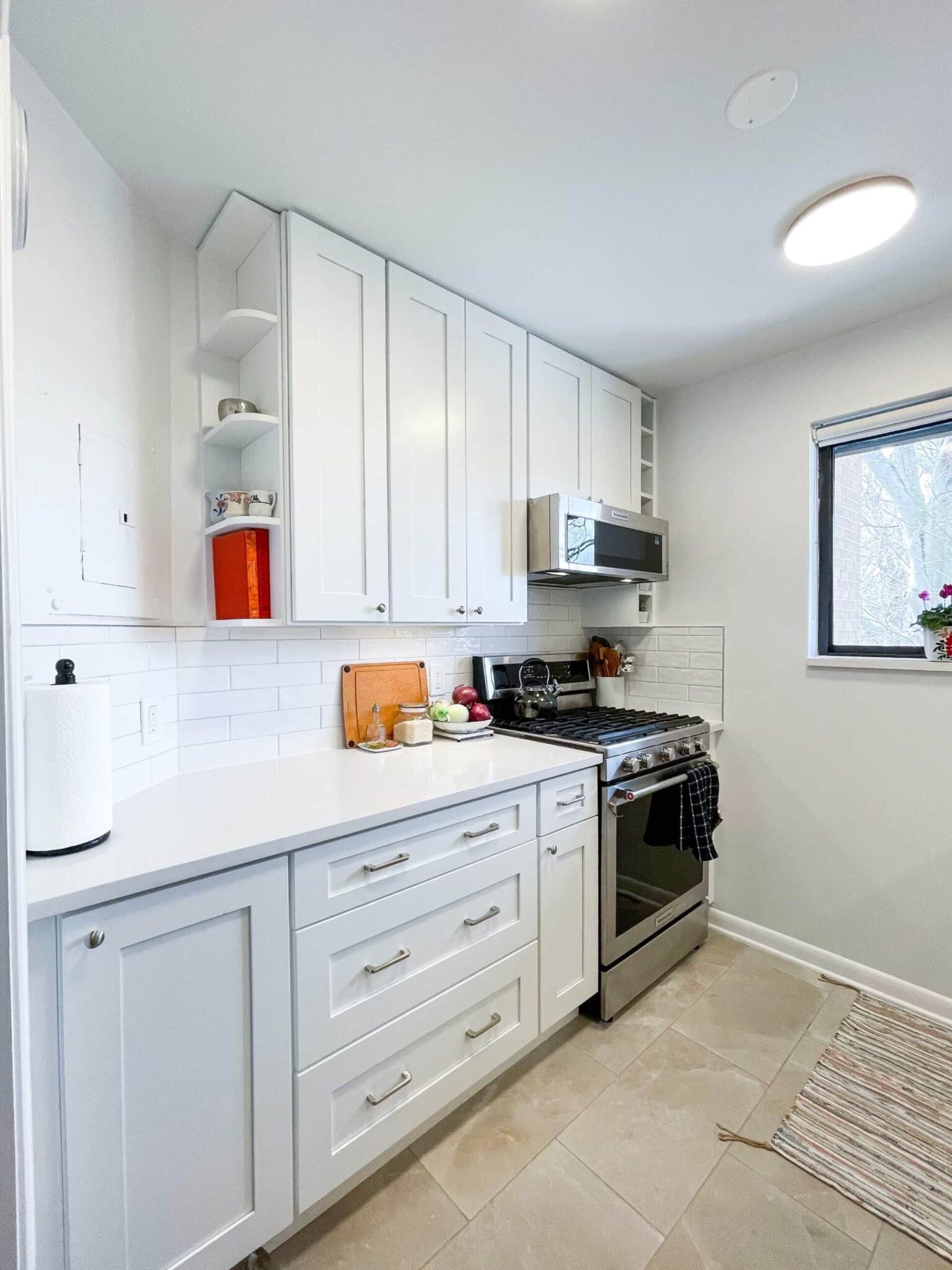 Clean and Bright: Our Beautiful White Galley Kitchen Design - Mega ...