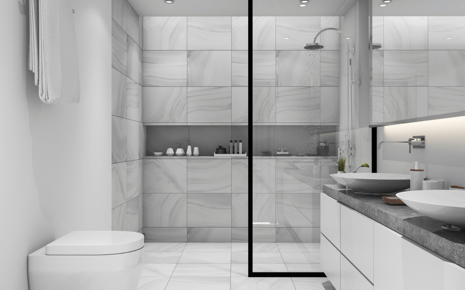 What is a Curbless Walk-In Shower? | Pros, Cons & Design Tips